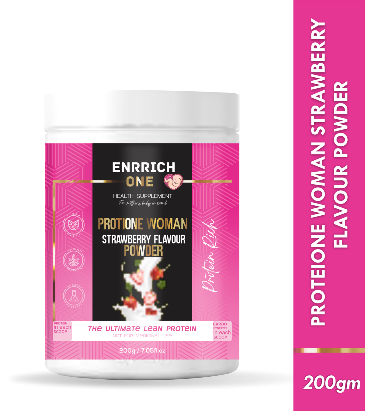 Buy PROTIONE Woman Strawberry Flavour Powder In Wholesal